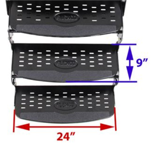 Flexco Steel Steps 24" Wide 4 Steps 8" Rise (SMFP-4400) – Need a Trailer Part