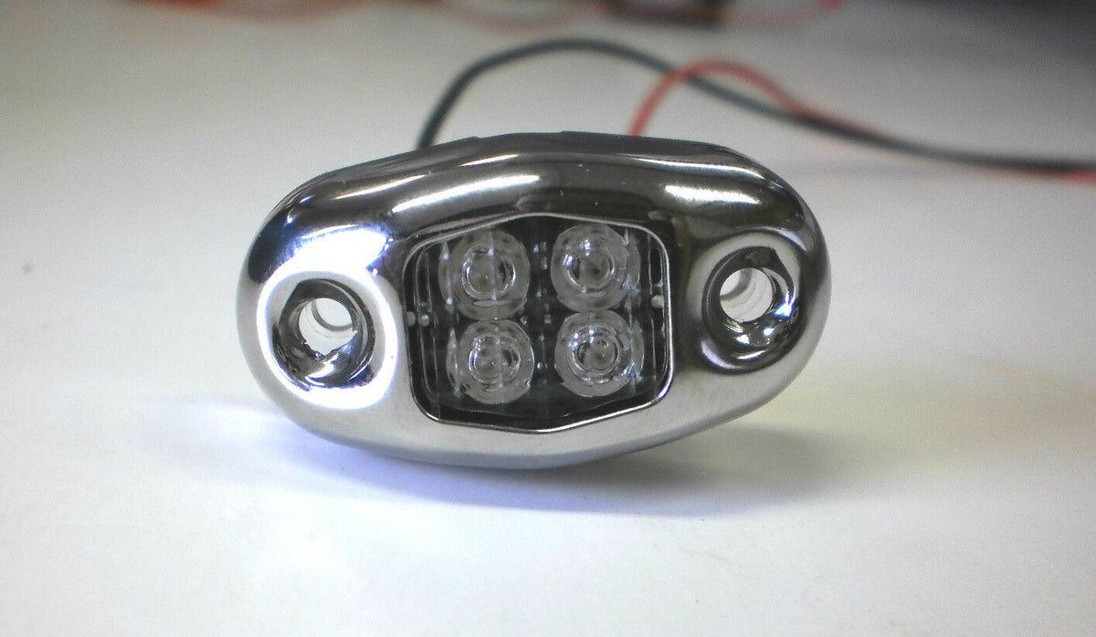 TecNiq Red Clear 4 LED SS Dragon Light Motorcycle Camper Trailer Truck – Need a Trailer Part