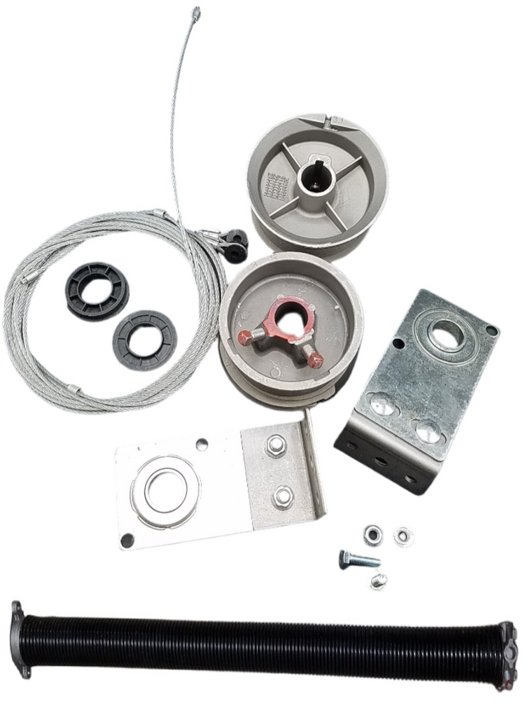 Jammy 8' Wide Trailer Rear Ramp Door Spring Assembly Trailer Cargo RV ...