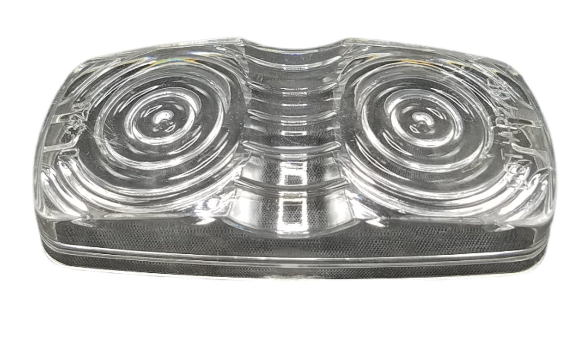 Jammy 2 x 4 White LED Bullseye Marker Light Lens Only (J-325-C-LENS ...