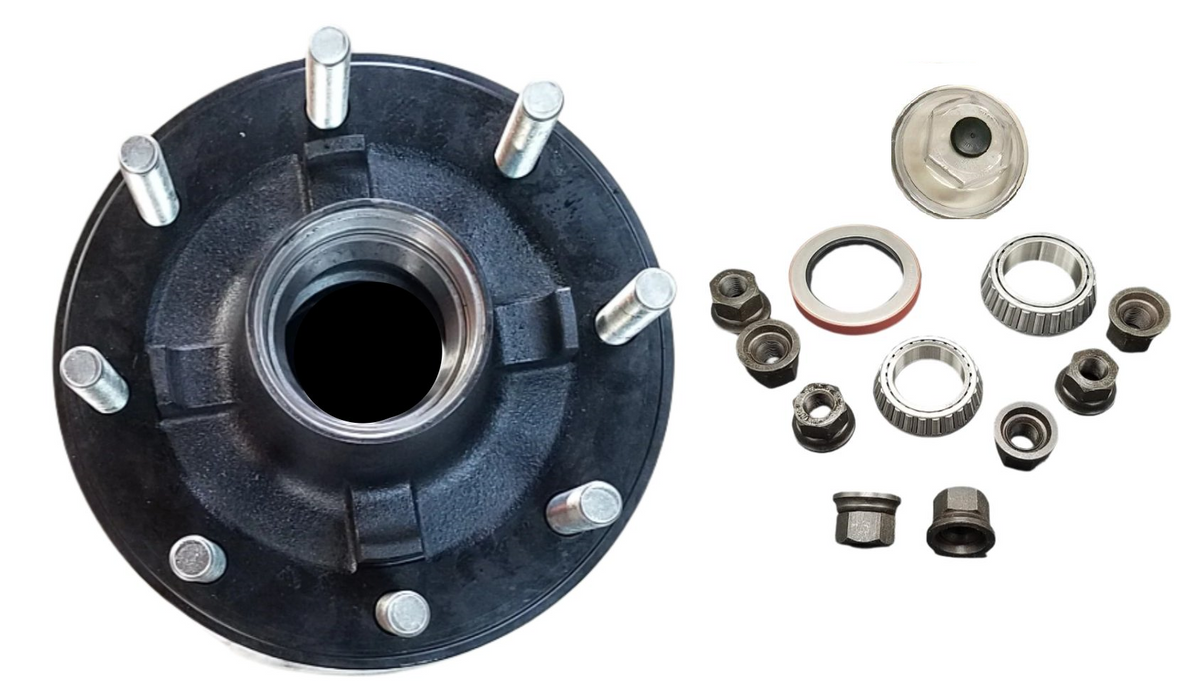15k Complete Hub Kit Fits Dexter 008-401-05 LCI 16K Trailer Axle 8x275 ...