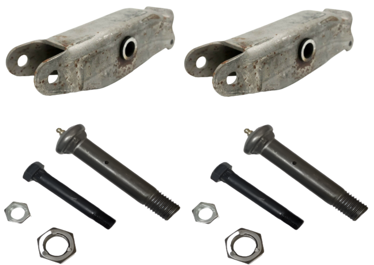 Pair of Dexter Equalizer 10" Slipper 33" Trailer Axle Fish 2" Spring S ...