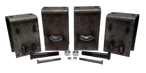 Dexter Single-Axle Trailer Hanger Kit for 2" Slipper Springs - 5" Fron ...