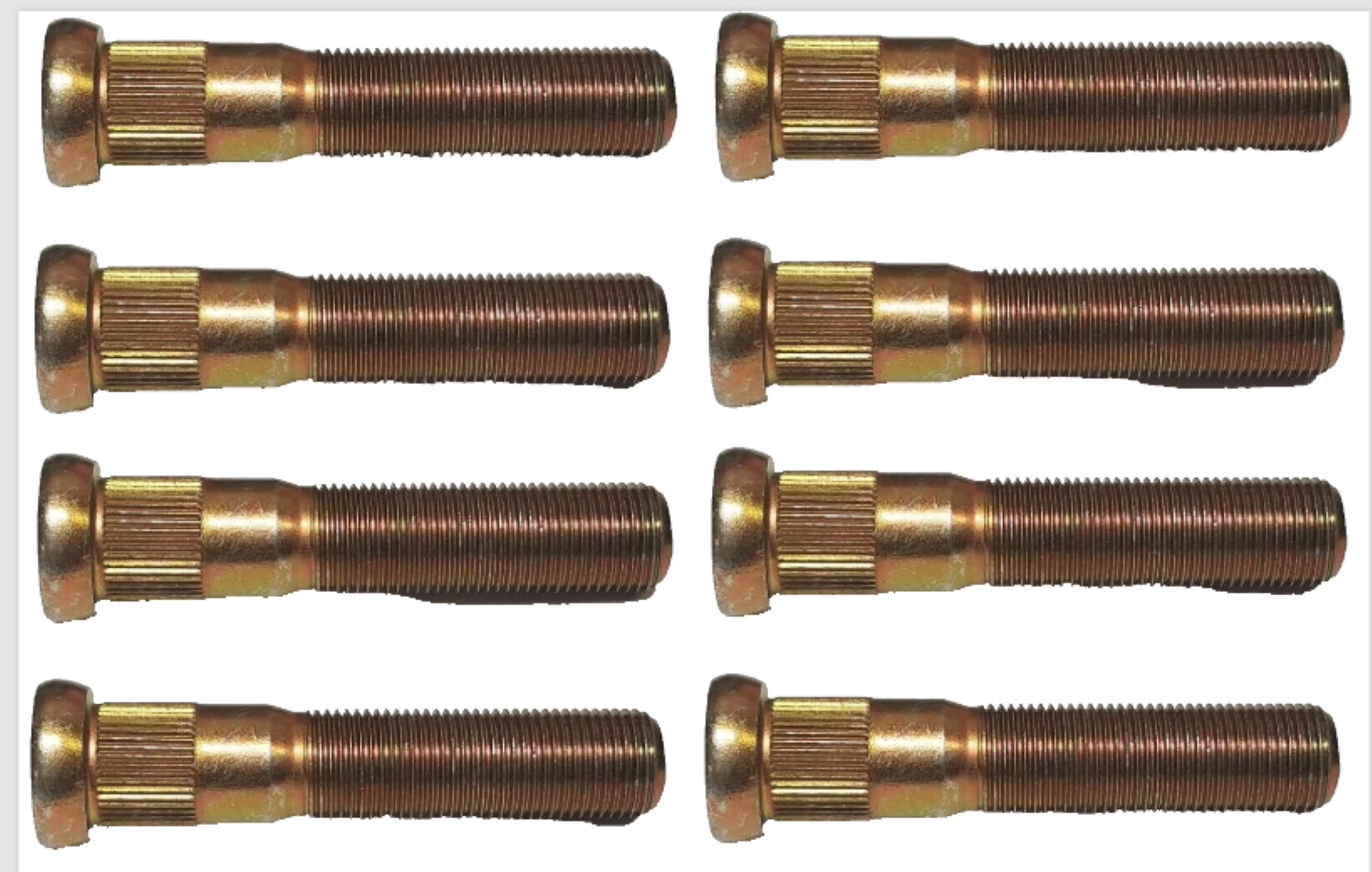 8 Wheel Studs -Trailer Axle Dexter 10K 12K Lug Hub Stud Bolt 5/8"x3.12 ...