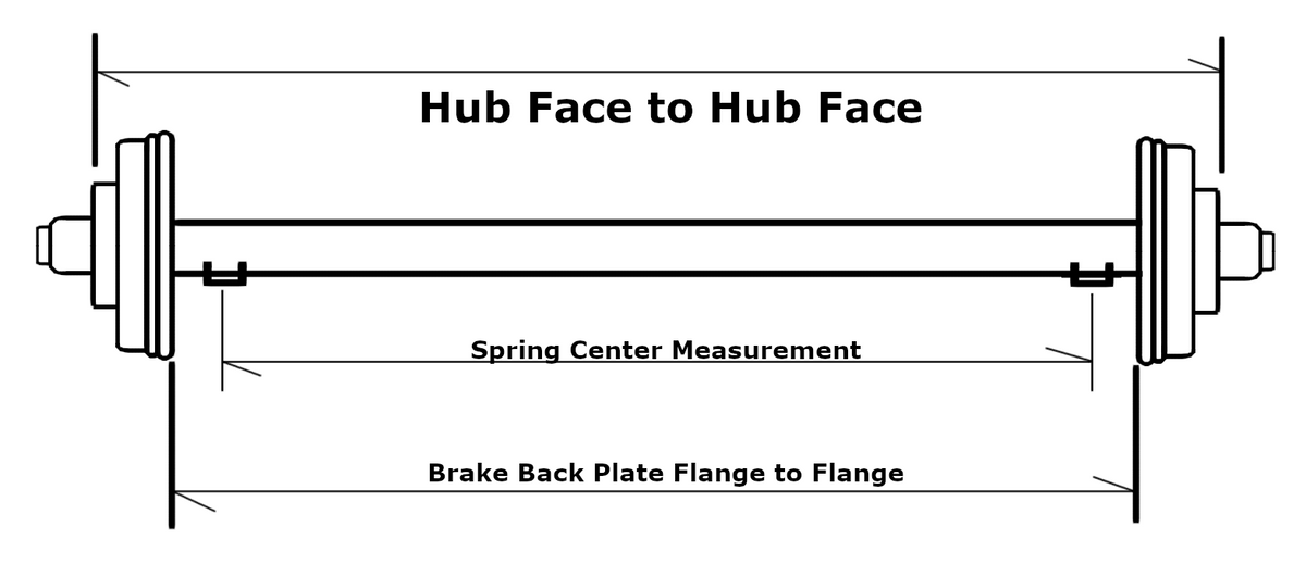 Lippert Trailer Axle 3500# Bare Beam 62" Hub Face 2.4" Tube 4" Drop EZ ...