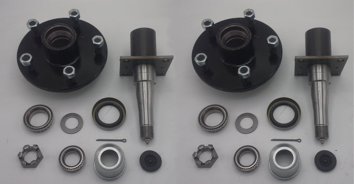 Pair of 5x5.5 Hubs with Flanged Spindles (STUB-84FZ-555-H-X2) – Need a ...