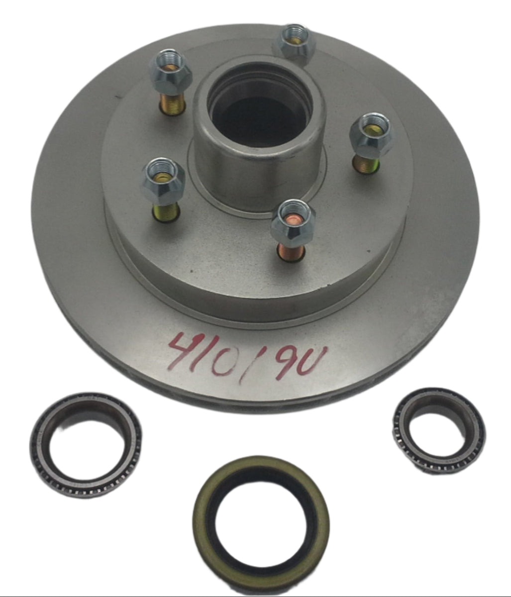 UFP by Dexter DB-35 5-Lug 10 Zinc Plated Rotor Assembly #41019 3700LB ...