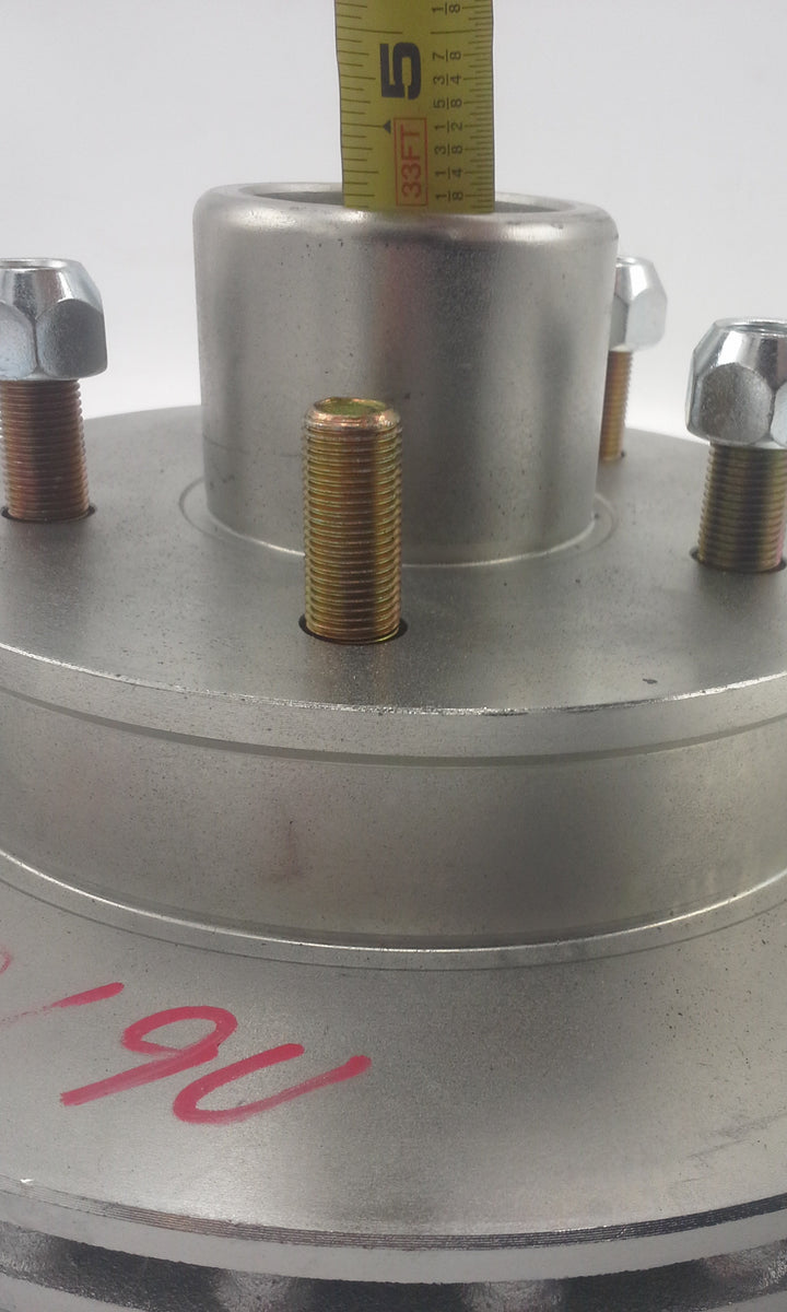 UFP by Dexter DB-35 5-Lug 10 Zinc Plated Rotor Assembly #41019 3700LB ...