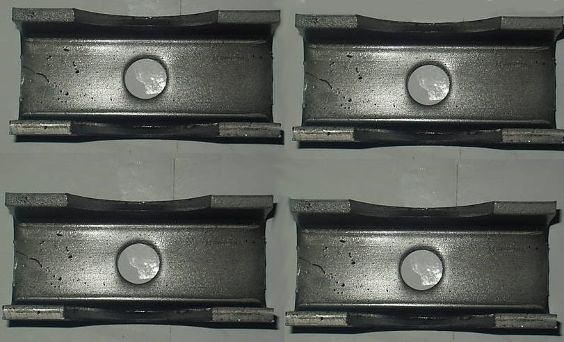4- Trailer axle spring perch/seat for 2.3/8" 3500# Round axel tube mou ...