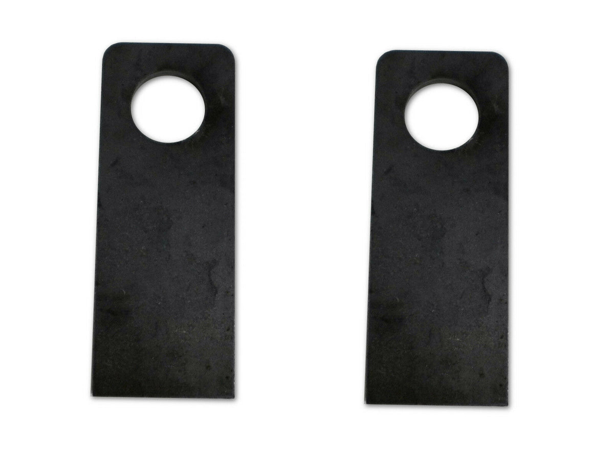 2 - Rectangle Weld On Steel Ramp Gate Holder Heavy Duty Equipment Trai ...