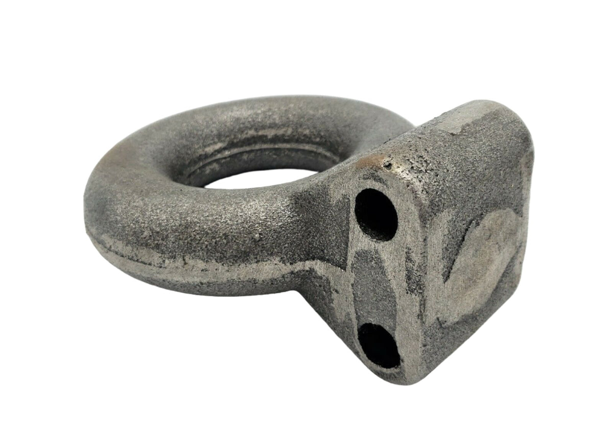 16137 3" Adjustable Pintle Coupler Lunette Eye Trailer Hitch Forged To ...