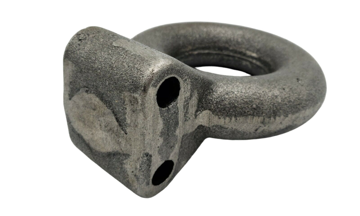 16137 3" Adjustable Pintle Coupler Lunette Eye Trailer Hitch Forged To ...