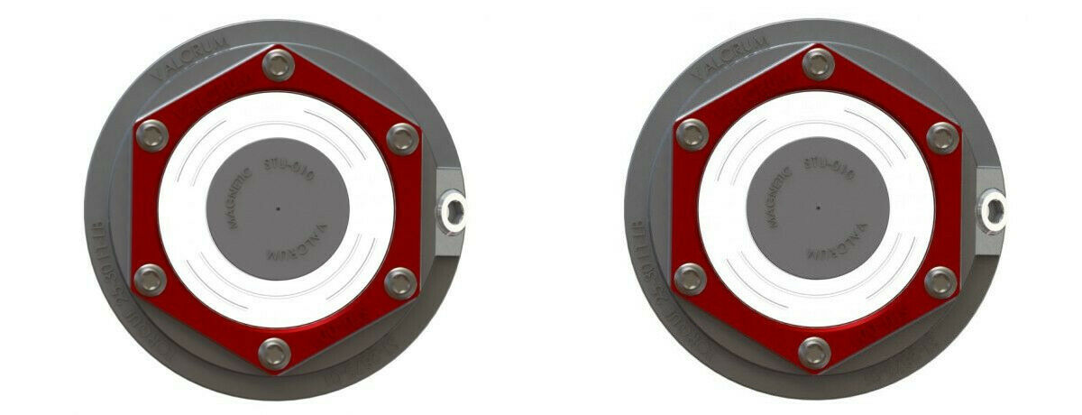 TWO 2-7/8" Valcrum Aluminum Hub Caps Dexter 6K-8K Trailer Axle Grease ...