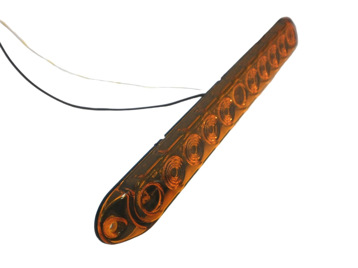15" Slimline 3 LED Amber Lens ID Light Bar Trailer Truck RV 80 RV (251 ...